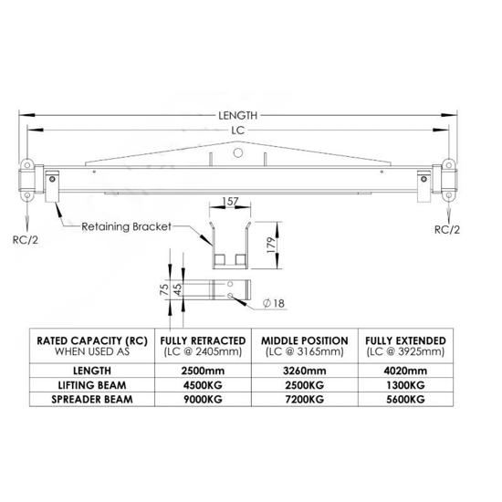 Crane Spreader Beam 9000 Kg Capacity | Equipment Warehouse Pty Ltd ...