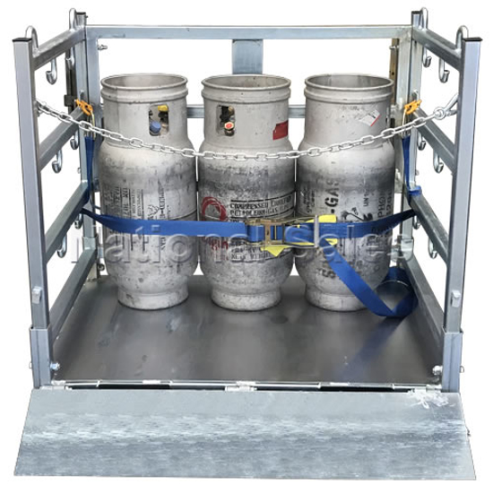 Gas Cylinder Storage and Transport Cage Flat Packed | Equipment ...