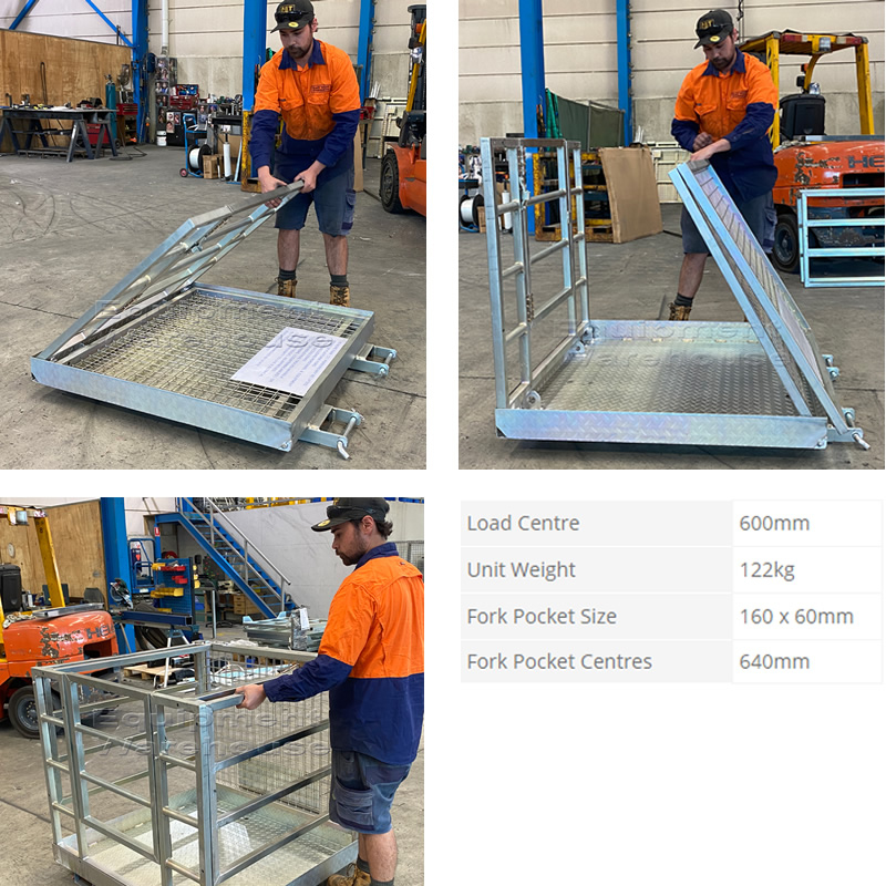 Collapsible Forklift Safety Cage | Collapsible Safety Cage | Folding ...